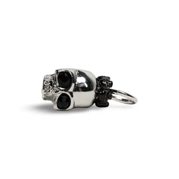 JAGGED HALO JEWELRY Lenny Skull Charm - Silver