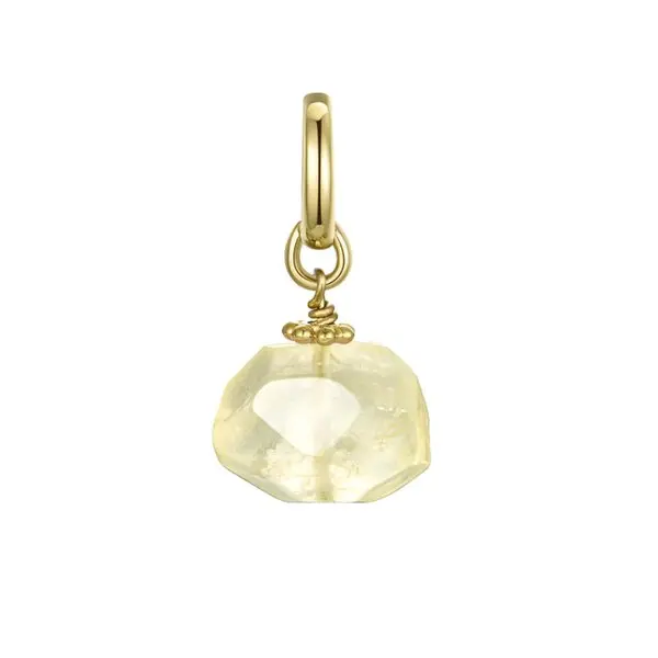 UNLEASH CPH Companion Happiness Charm With Lemon Quartz - Gold/yellow