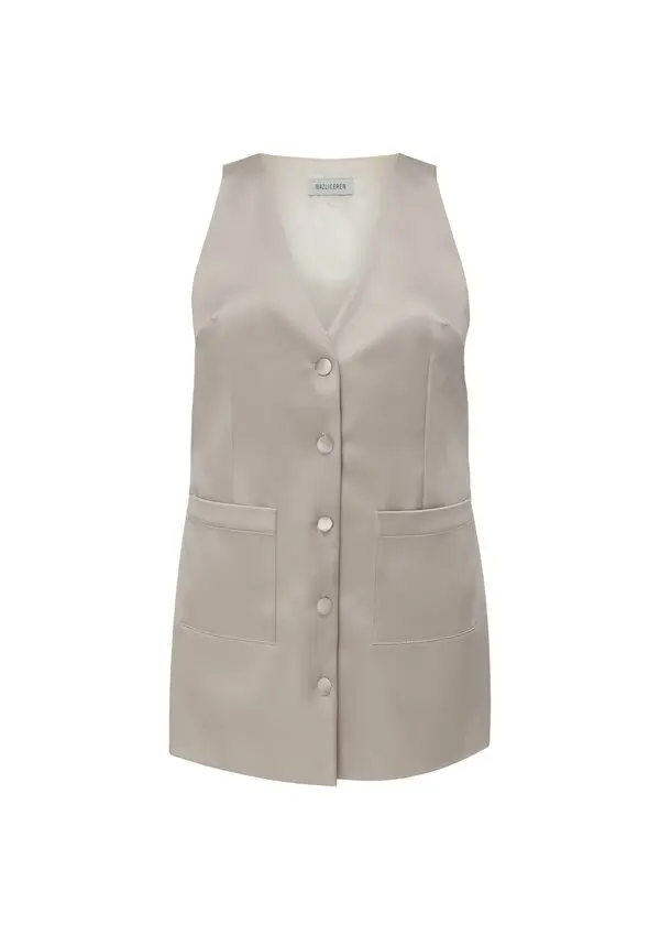 NAZLI CEREN Odessa Mini Shirt Dress - Brown