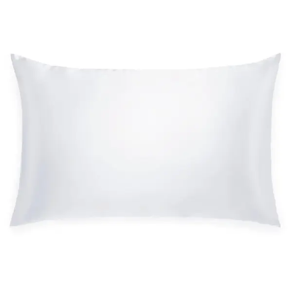 SILK WORKS King Size Pillowcase - White