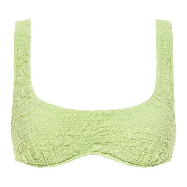 MONTCE Avo Floral Kaia Bikini Top - Green