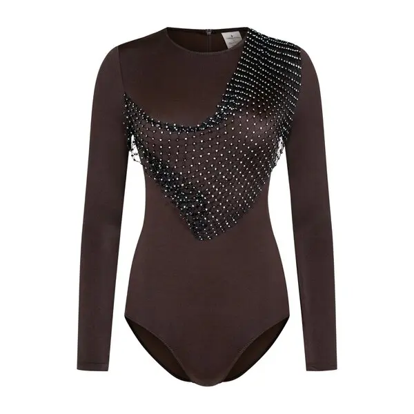 TURANA ATASH LONDON Amara Bodysuit - Brown