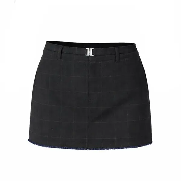 BELLETAGE SWIMWEAR Blue / Grey The Ashley Mini Blazer Skirt