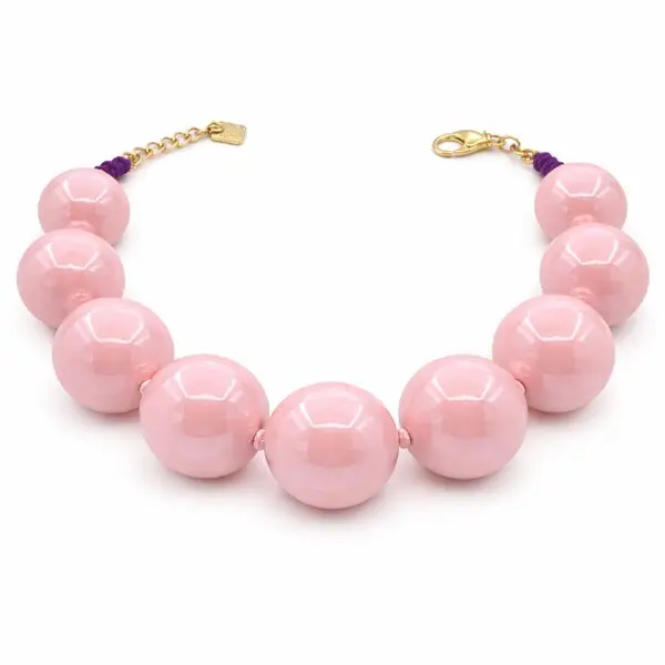 MICHAEL NASH JEWELRY Lucy Gumball Necklace - Pink