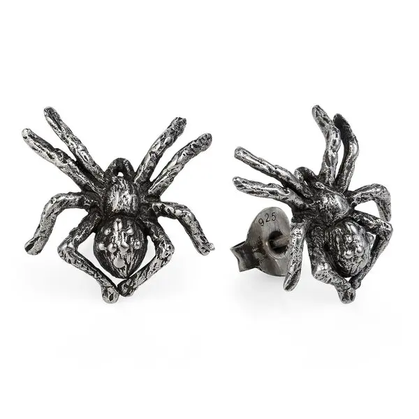 YASMIN EVERLEY JEWELLERY Little Spider Stud Earrings - Silver