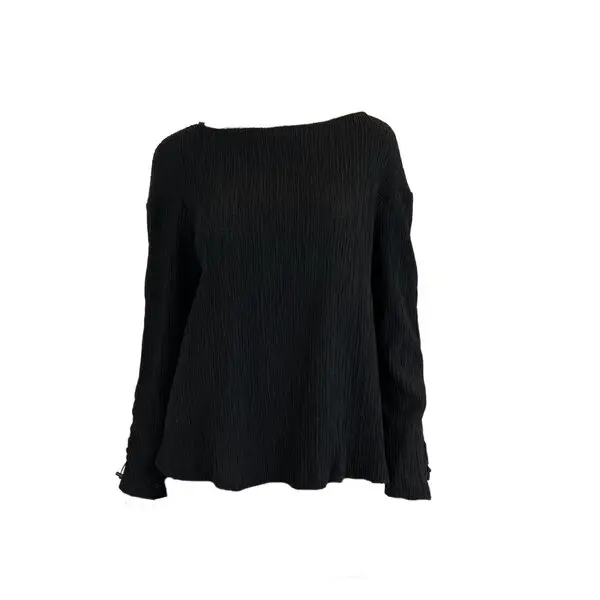 SNIDER Textured Linen Top