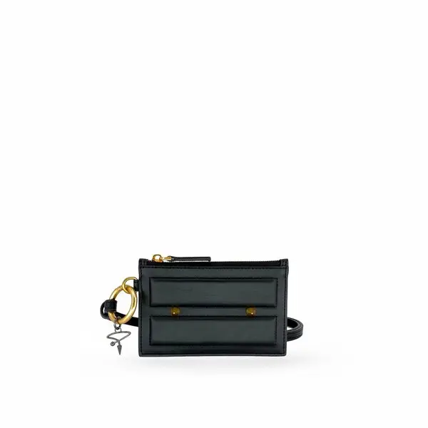 PIMPINICCHIO NEWYORK Card Case On Keyring - Black