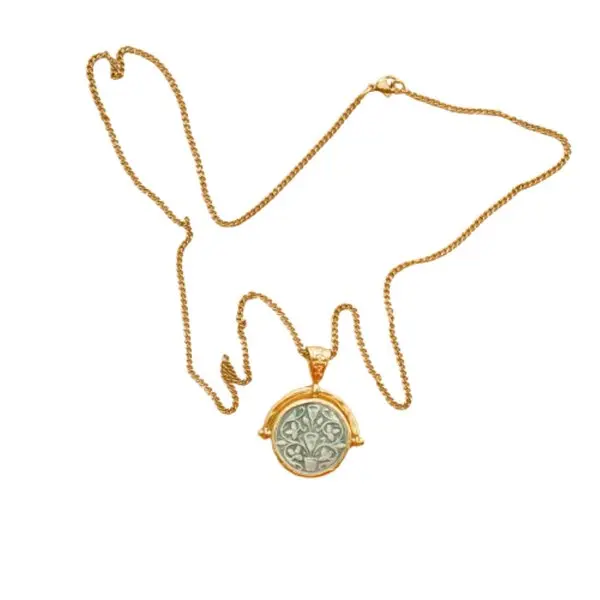 ROZ Isil Pendant Necklace - Gray/yellow