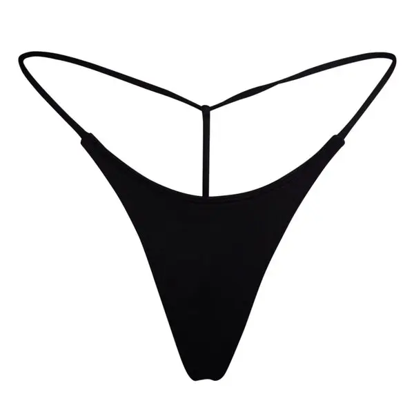 MINIMALE ANIMALE G Money Thong Bikini Bottom - Black