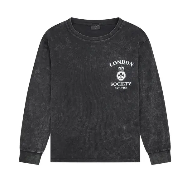 RAVE ON TREND Vintage Wash Long Sleeve