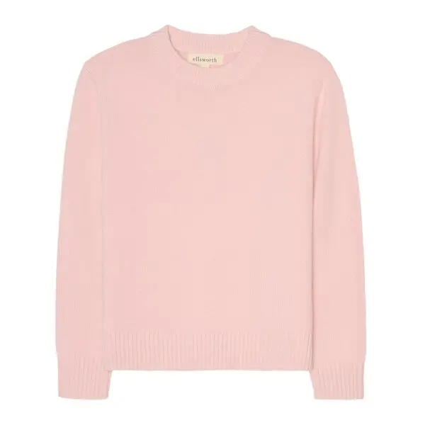 ELLSWORTH + IVEY Joey Crewneck Sweater - Pink