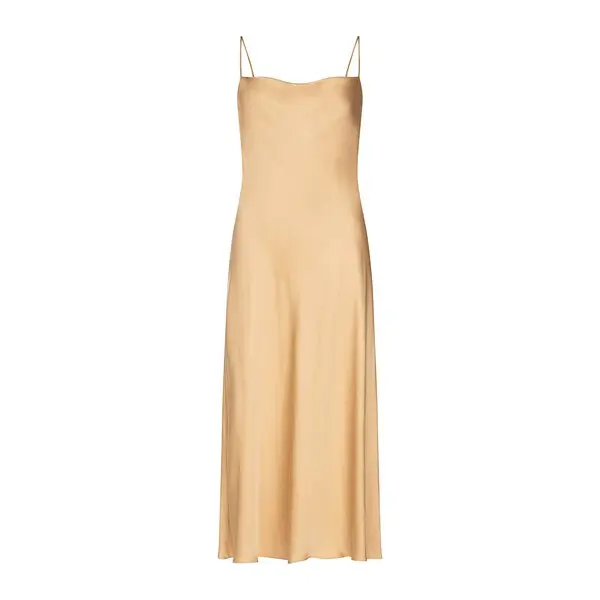 ROSES ARE RED Neutrals The Midi Slipdress - Gold