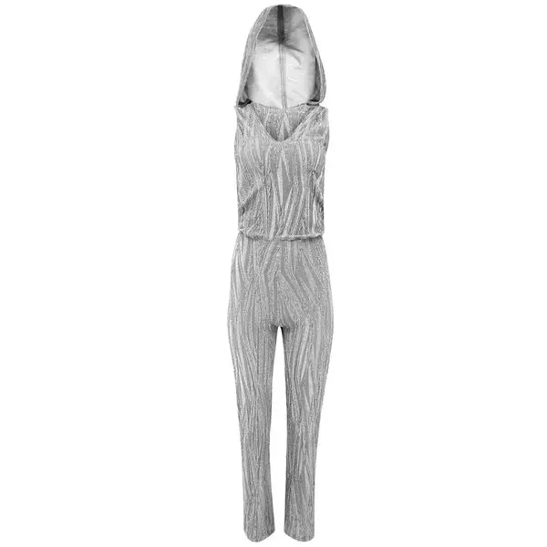 MAUI X LOLITA Regality Hooded Romper - Silver