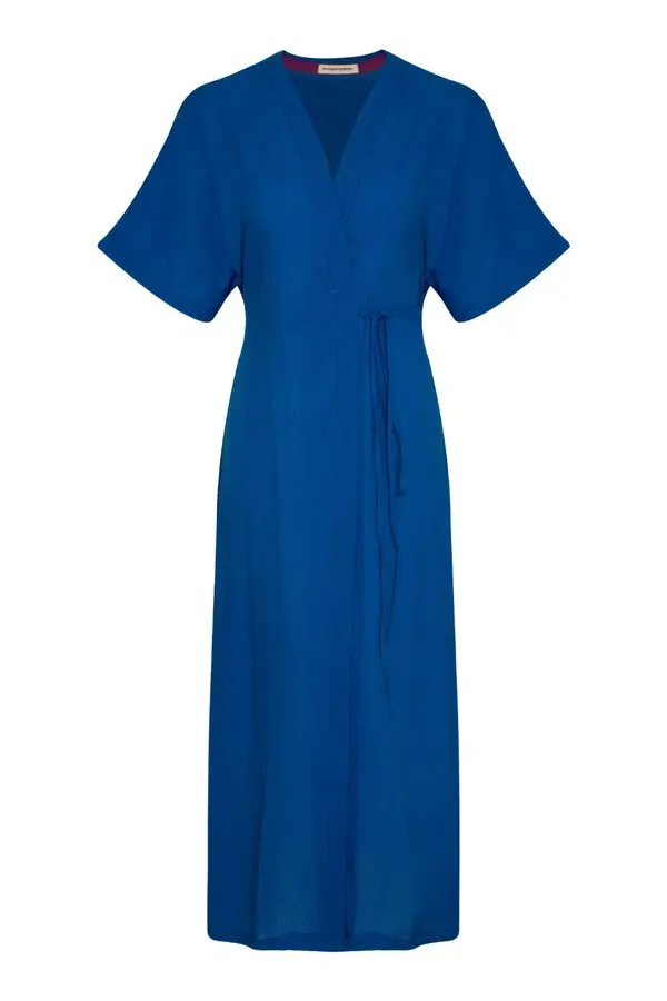 UNEXPECTEDONE Plain Kimono - Blue