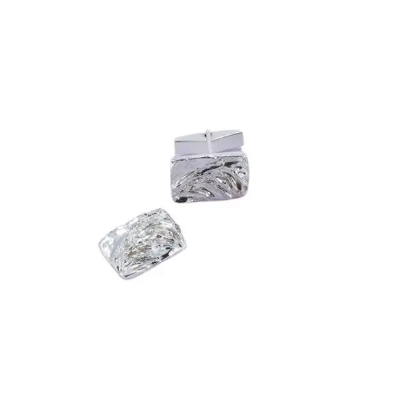 SIMON KEMP JEWELLERS Wave Cufflinks In Solid Sterling - Silver