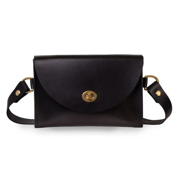 DESIGNS BY ELLE Rachel Sling Belt Bag - Black