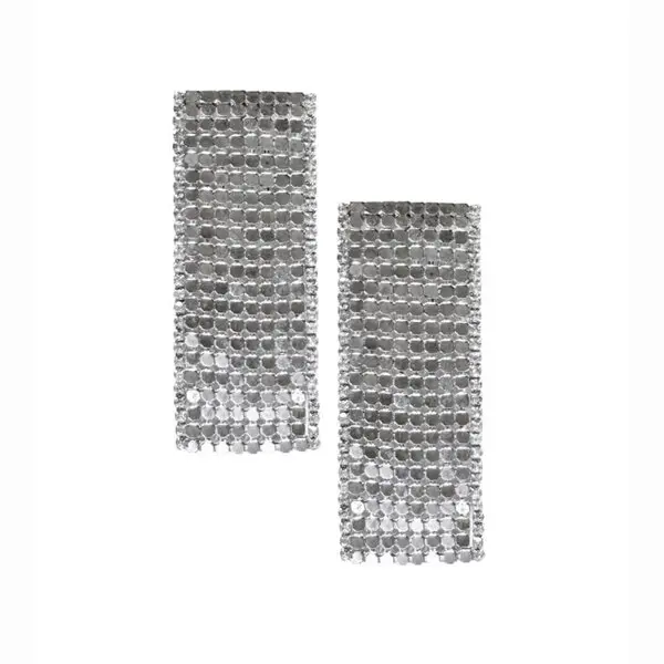 MAISON DE GALA Ella Disco Earrings - Silver