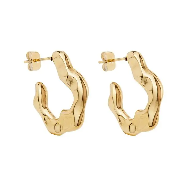 BALLINGER Lava Everyday Medium Hoop Earrings