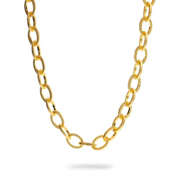EBRU JEWELRY Timeless Strength Chunky Choker Necklace - Gold