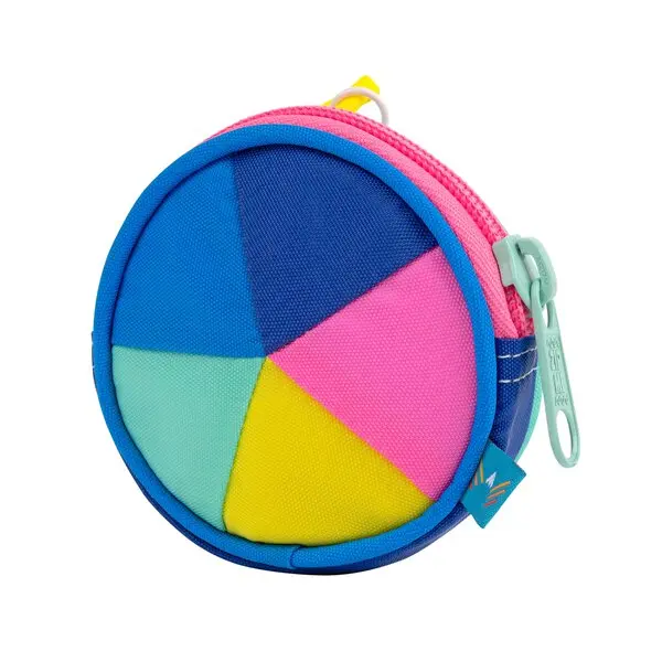 MOKUYOBI Carnival Spiral Coin Pouch Keychain - Blue