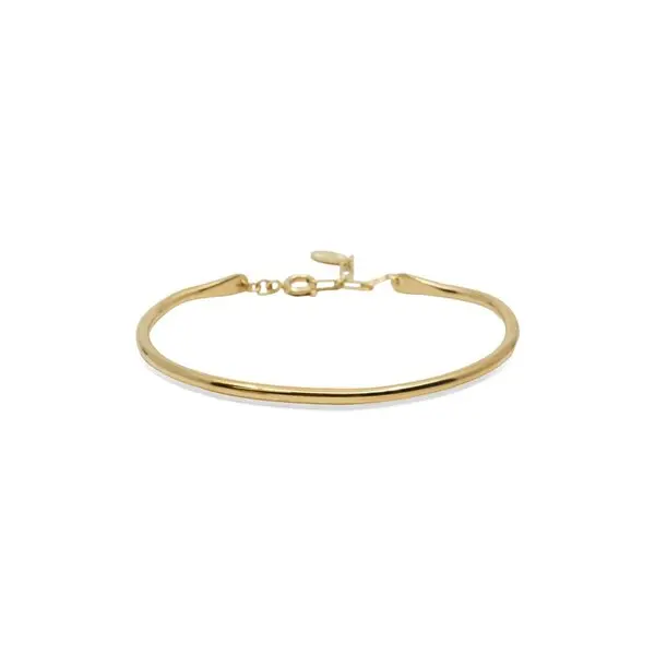 ATELIER PETITES PIERRES 24k -filled Thin Wire Cuff Bracelet - Gold