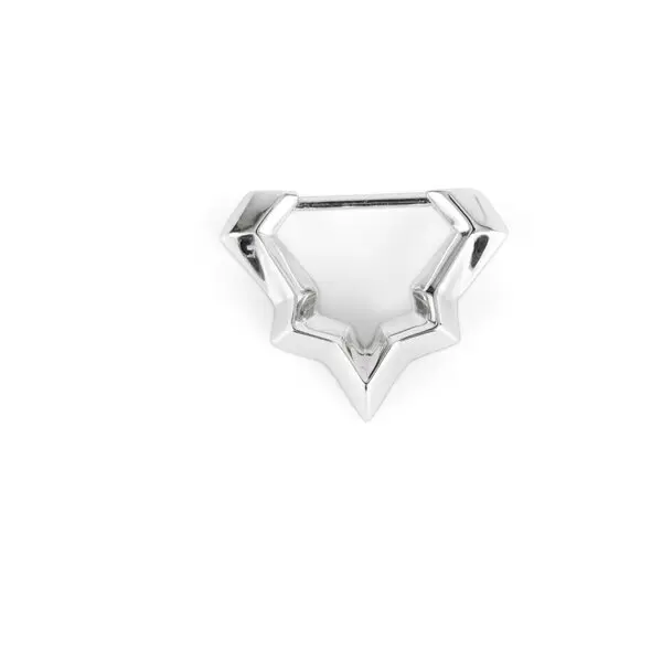 KASUN LONDON Septum Ring Hinged - Silver