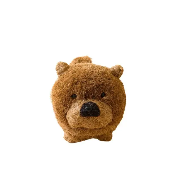 Likhâ Chow Chow Planter Dog Plant Pot - Brown