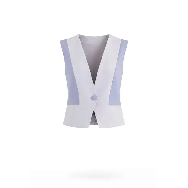 LUMINA ELIGMA V-button Vest - Grey