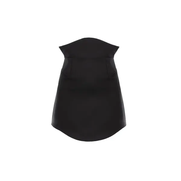 AVENUE N°29 Mini Skirt With Rounded Hemline