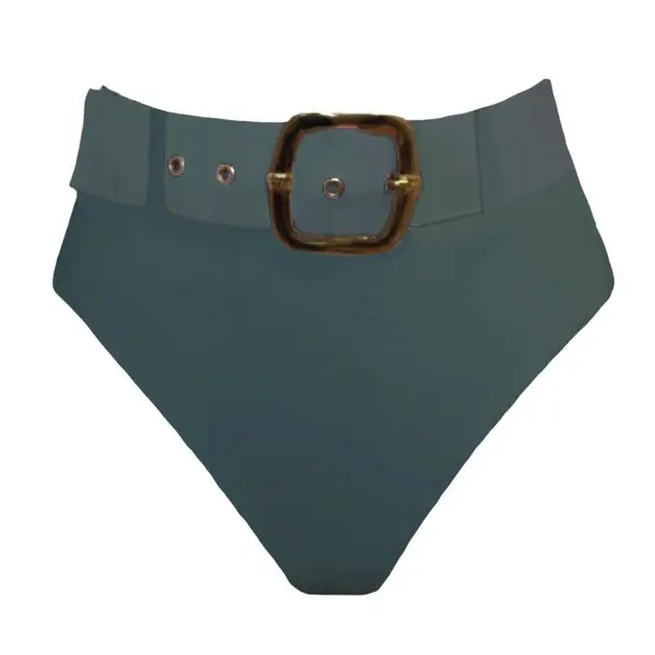 LULA-RU Carrie High-waisted Bottom - Green