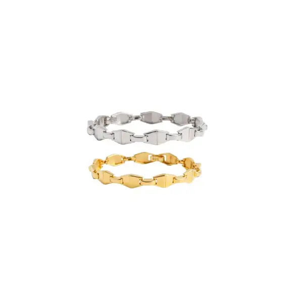 GUTTA DESIGN Bow Bracelet Rhodium Plated - Silver