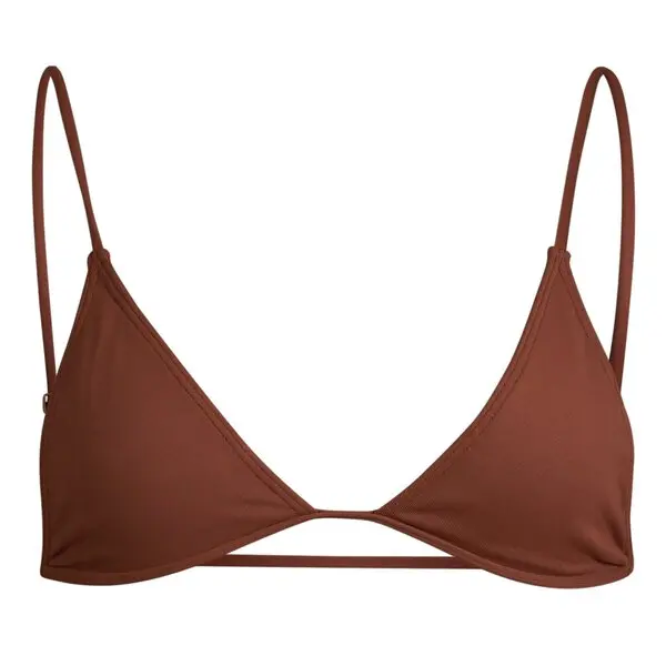 MINIMALE ANIMALE Lucid Bijou Bikini Top - Brown