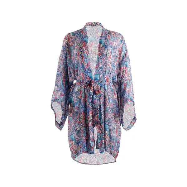 MORRATO BALI Nina Kimono Doodle - Blue