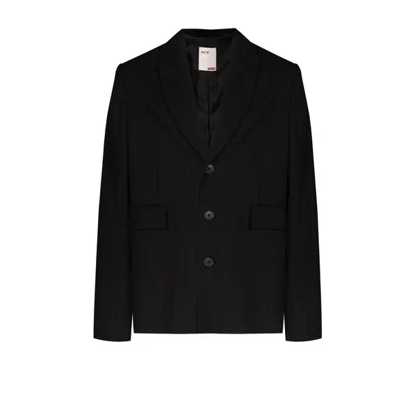 PCFG Free Heaven Eyelet Details Striped Blazer