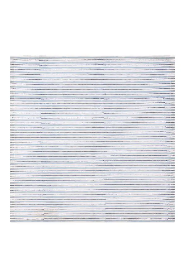 NOLOGO-CHIC Fresco Stripe Napkins Multi Stripe Napkin Set Cotton Indigo - Blue