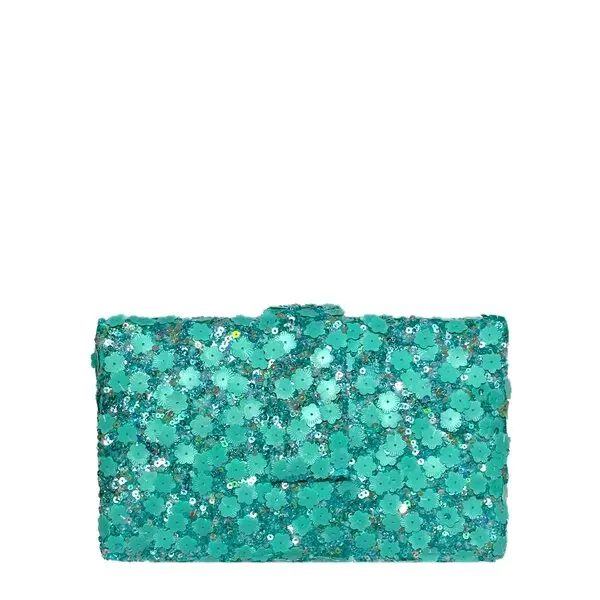 SIMITRI Firozi Kitsch Clutch - Blue