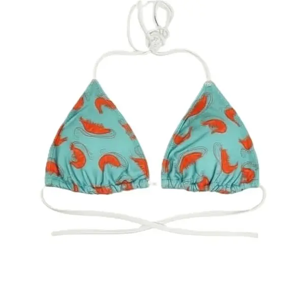 BRASINI SWIMWEAR Soninha Convertible Bikini Top - Blue