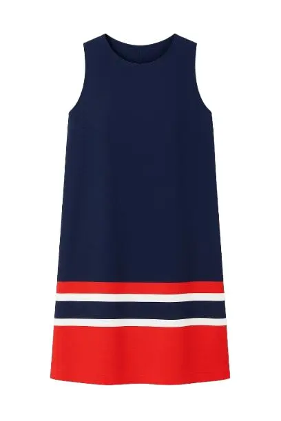 CONQUISTA Sleeveless Panel Dress
