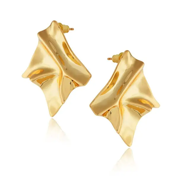 ARCTIC FOX & CO. Nami Statement Earrings - Gold