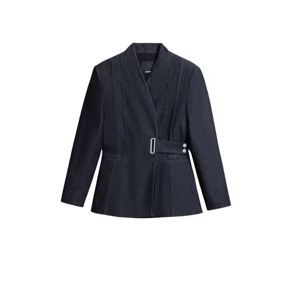 NOCTURNE Belted Tailored Blazer