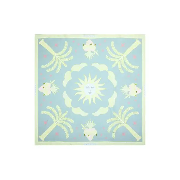 ACQUA PURA Matilda' Silk Scarf - Blue