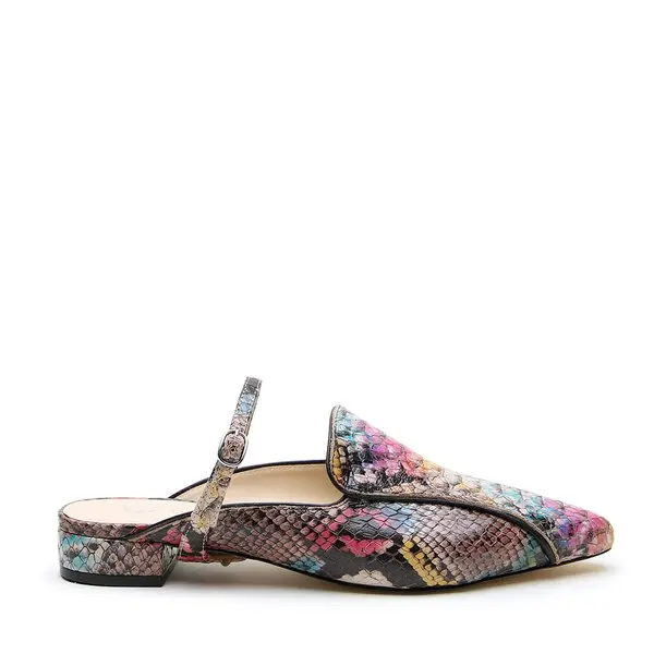 ALTERRE Painted Snake Twiggy Loafer - Black