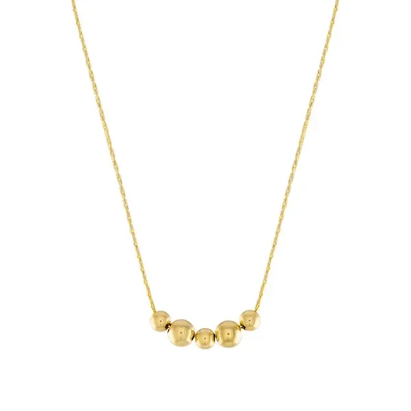 OLIVIA LE Brea Beaded Necklace - Gold