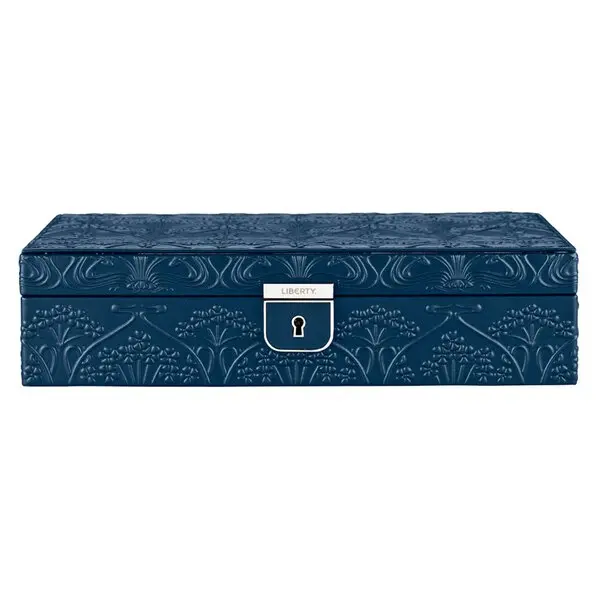 Wolf X Liberty Medium Jewellery Box - Blue
