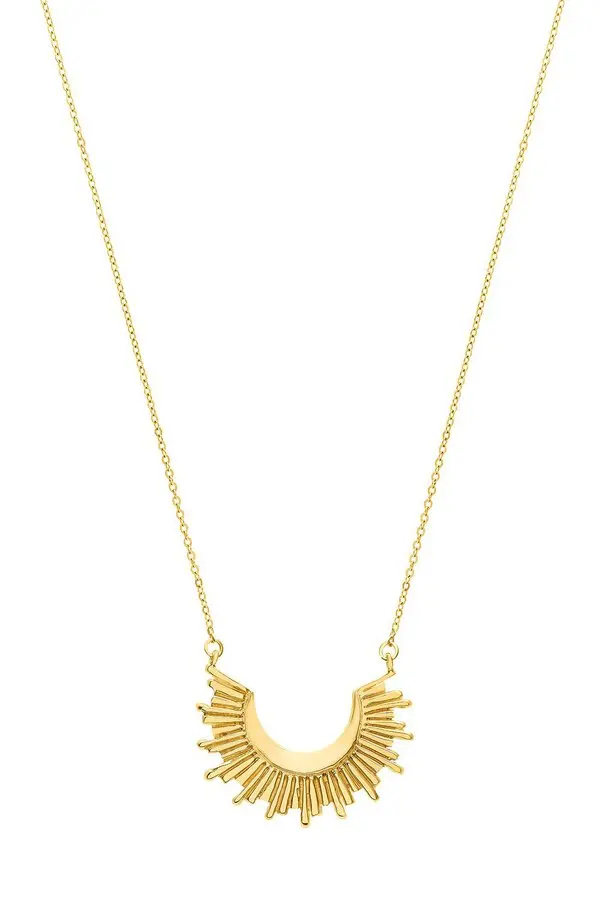 SOPHIE SIMONE DESIGNS Rising Moon Large Necklace - Gold