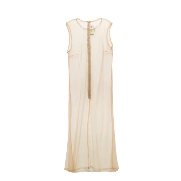 PALOMA LIRA Mesh Maxi Dress - Brown