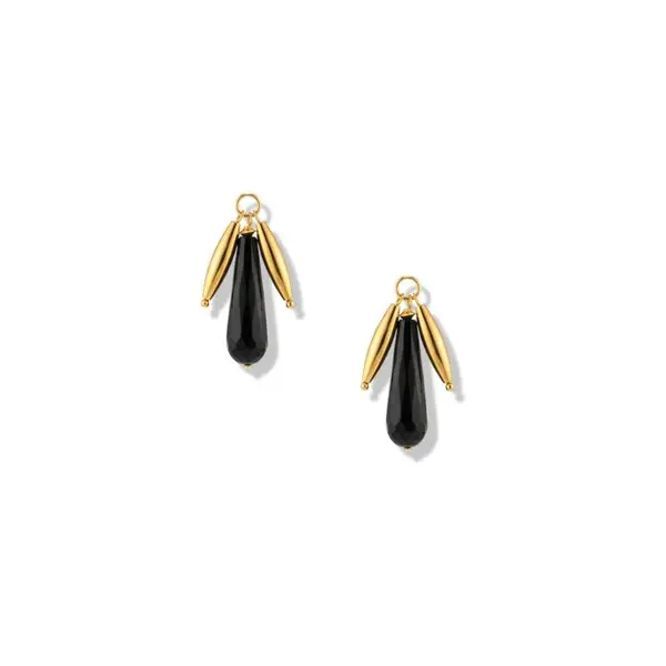 JAREDJAMIN Wisteria Charm Earring Pendant Charms - Gold/black