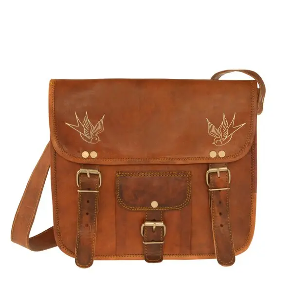 VIDA VIDA Leather Satchel Crossbody Bag