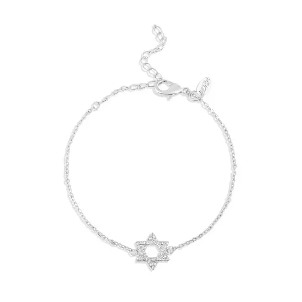 SHYMI Pave Star Of David Bracelet - Silver