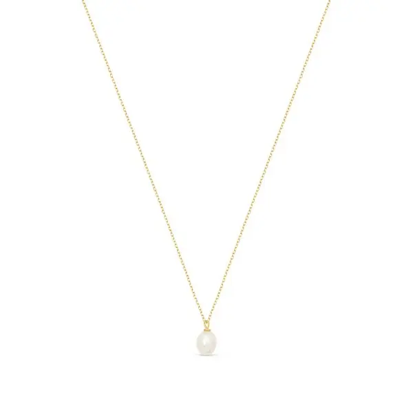 ESTERAH Freshwater Pearl Pendant Necklace - Gold